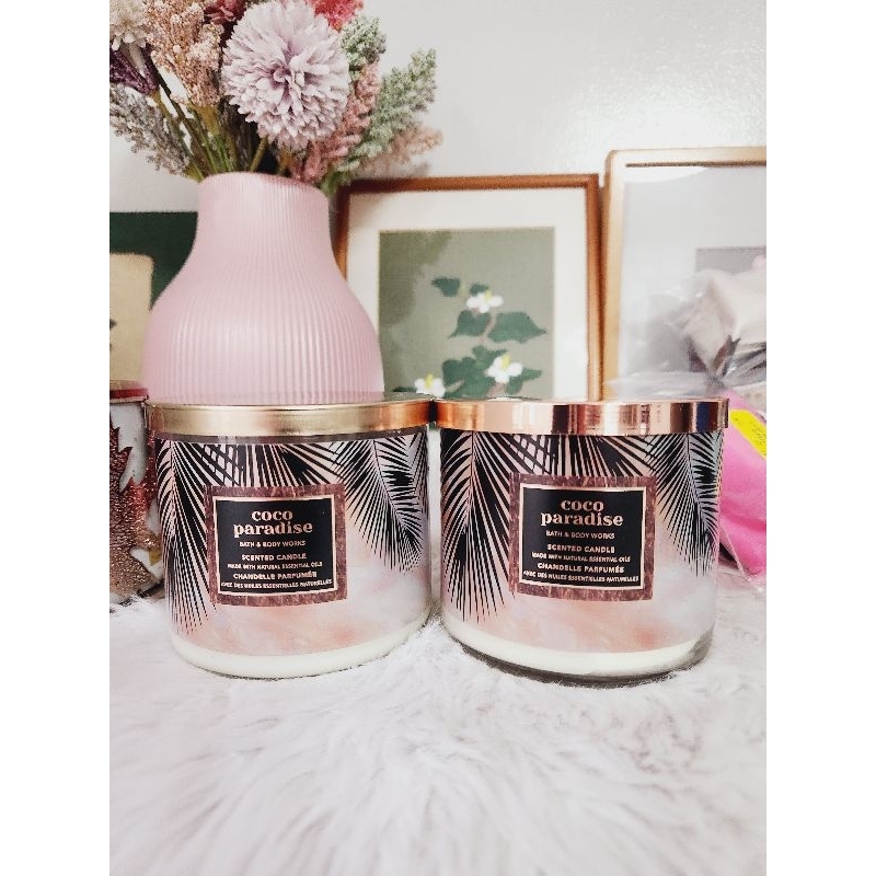 Coco Paradise | 3 wick Candle | Bath & Body Works | Shopee Philippines