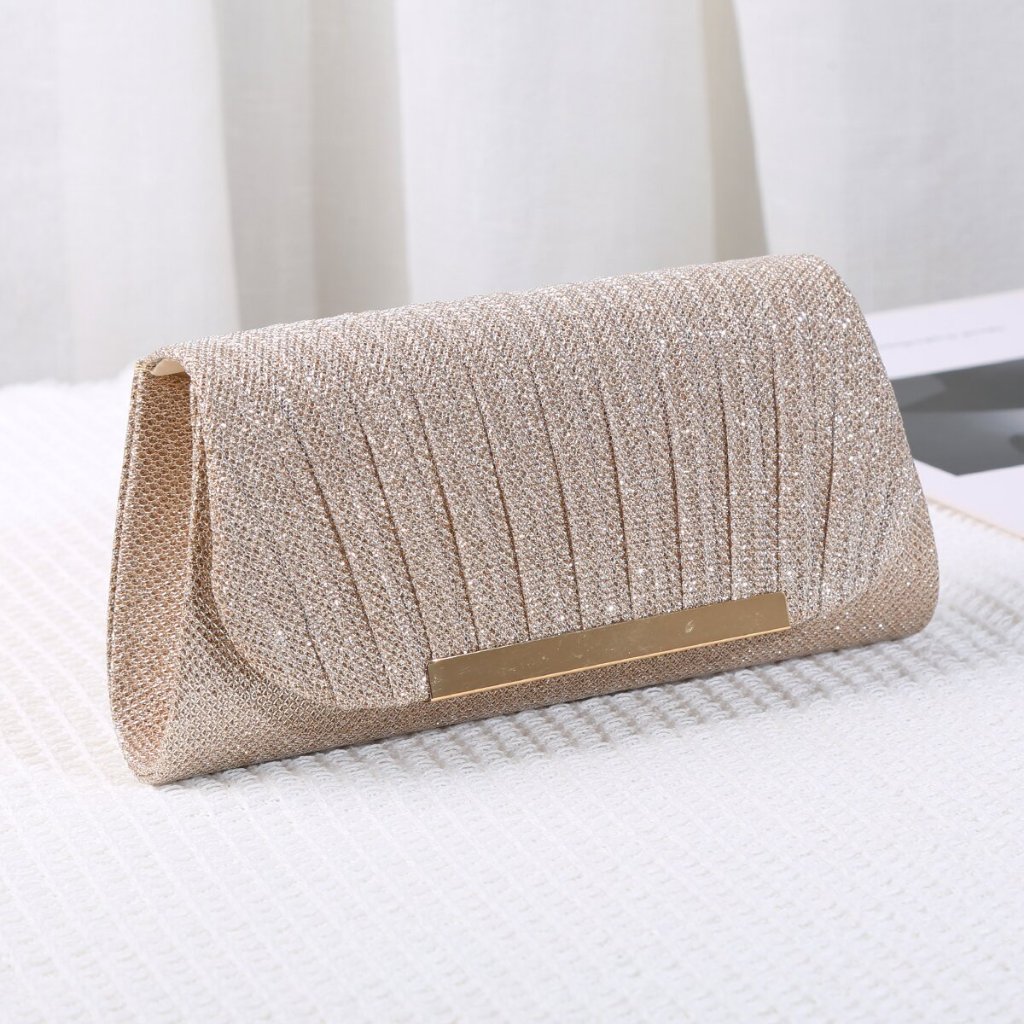 MJ&AJ Women Leather Beads Wedding Bridal Evening Party Lady Clutch ...