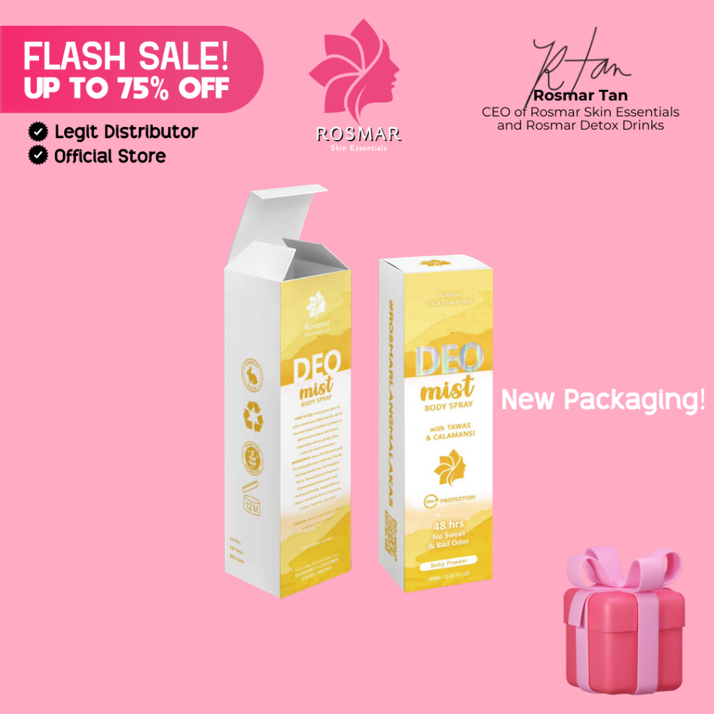 Original and Authentic Rosmar Kagayaku Deo Mist NEW and IMPROVED ...