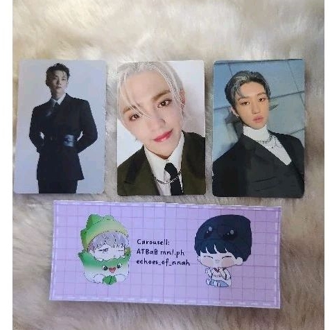 3pcs Attacca Seventeen Photocards Mingyu Wonwoo Scoups Jeonghan Joshua ...