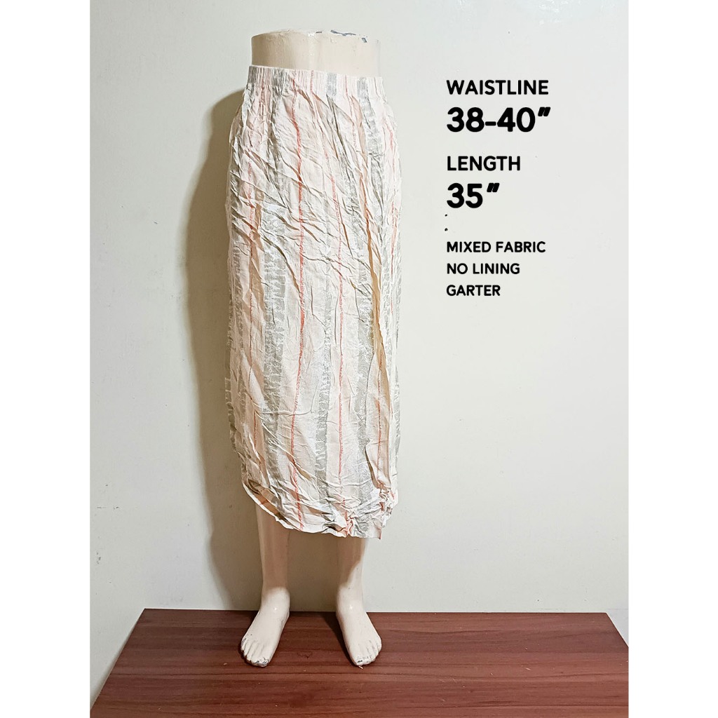 PRELOVED ASSORTED SKIRTS | Plus size | MIDI MAXI | Shopee Philippines