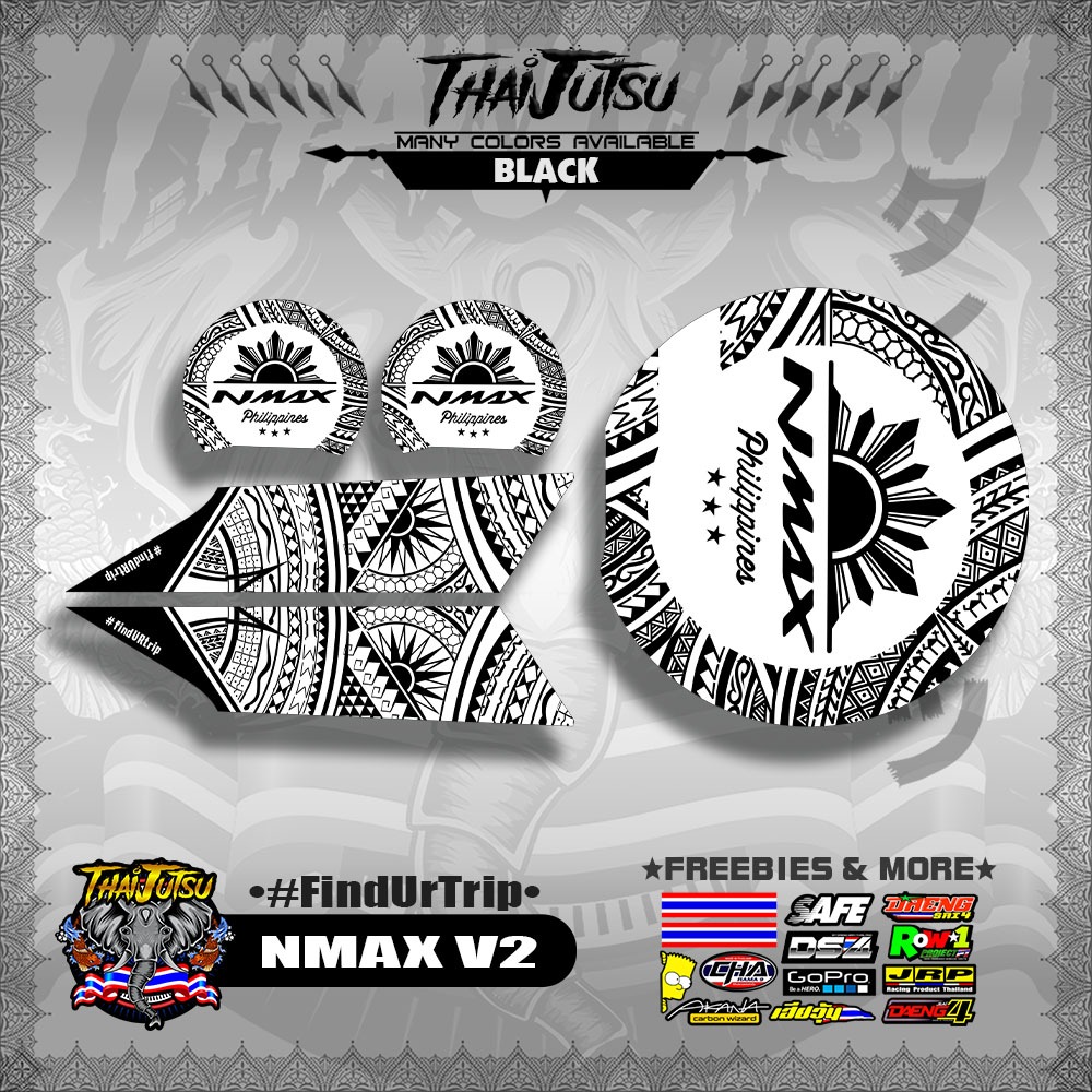 NMAX V2 DECALS ( #FindUrTrip )【ThaijutsuStickers】 | Shopee Philippines