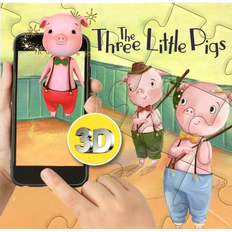 The Three Little Pigs: Come Alive in 3D - Come-To-Life Puzzle And ...