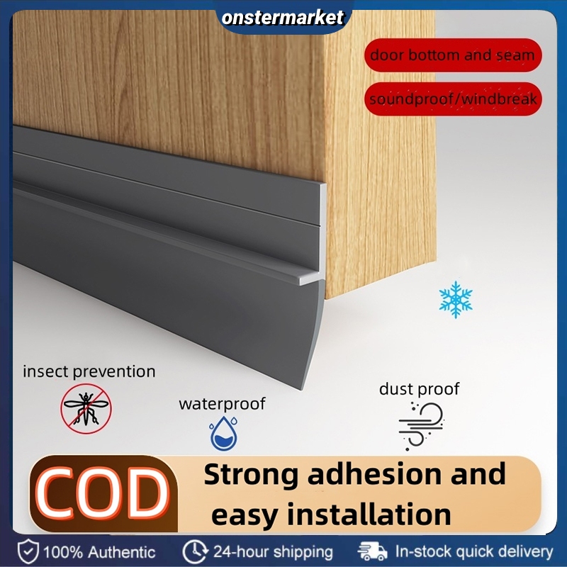 Door Bottom Seal Gap Stopper Strip Soundproof Windproof WoodSelf ...