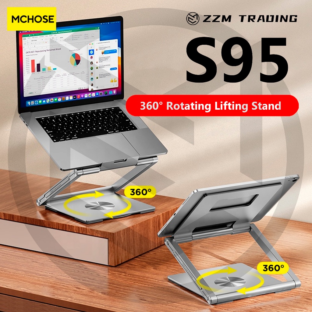 MCHOSE S95 Aluminum Alloy Telescopic Rotating Lifting Bracket Stand ...