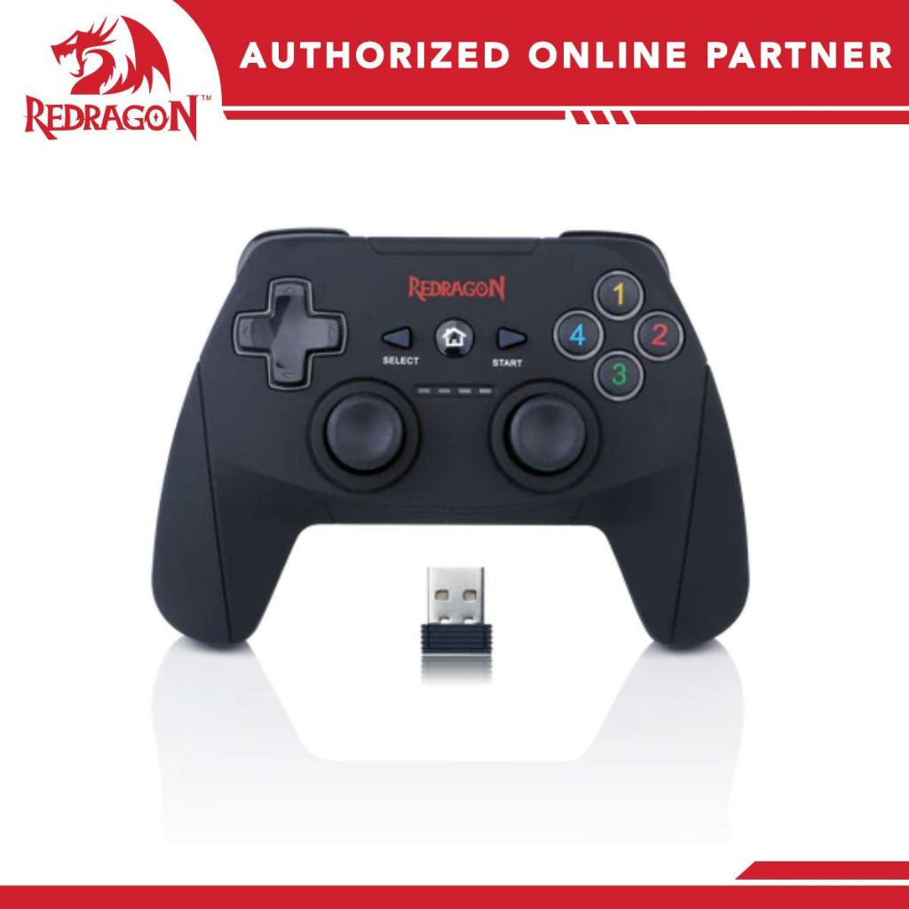 Redragon G808 Harrow Wireless Game Pad Controller For Pc | Shopee ...