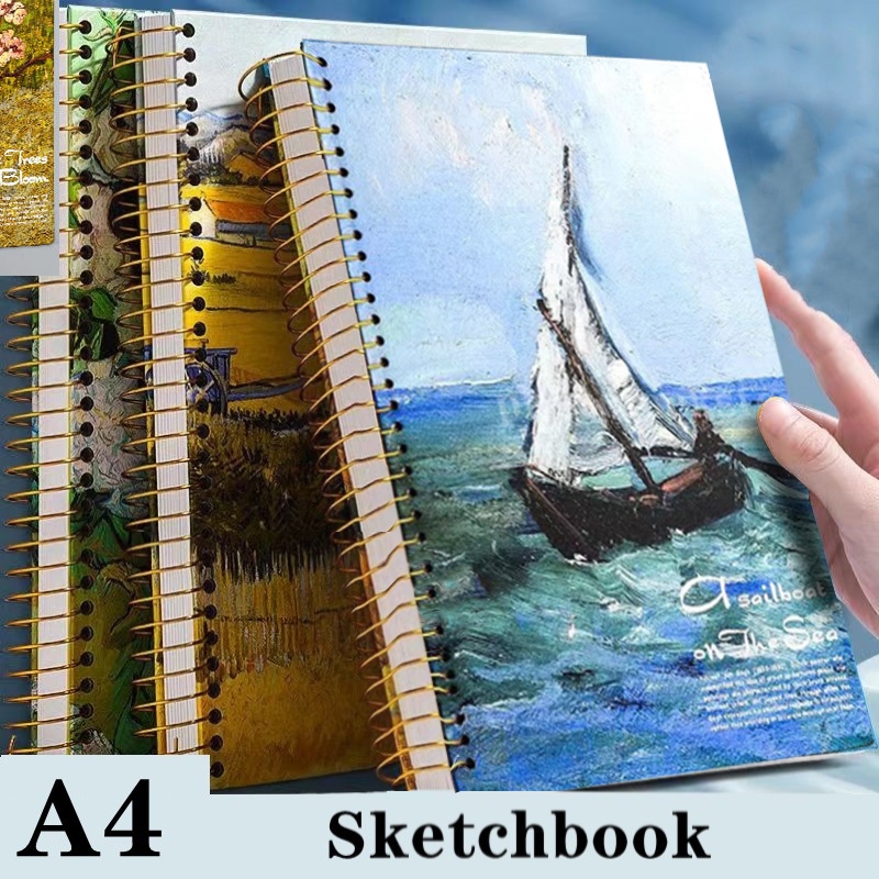 Fast Delivery A4 Thick Sketchbook Hard Case Art Sketchbook Graffiti ...