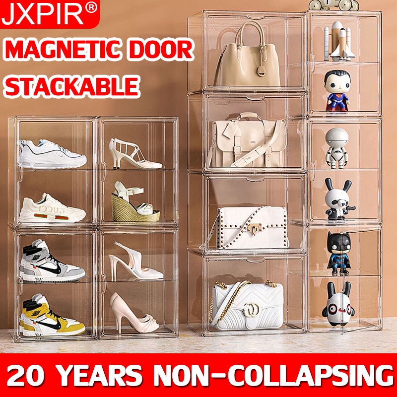 transparent acrylic sneaker shoes rack shoe box cabinet shoe shoe rack ...