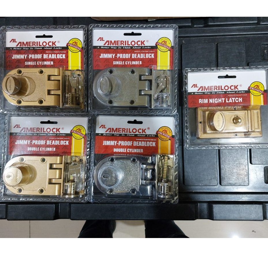 AMERILOCK Jimmyproof Lockset Single / Double Or Rim Night Latch 564 ...