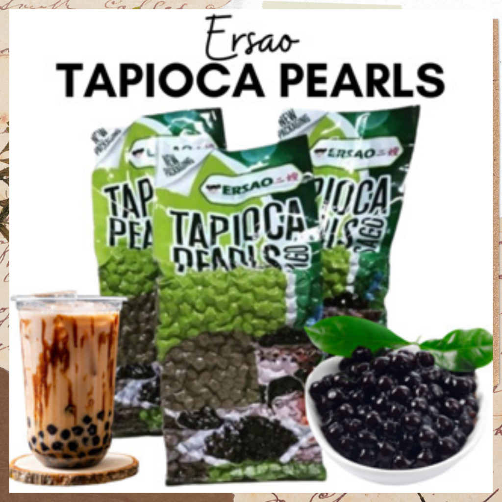 Ersao INJOY Black Tapioca Pearls 1kilo Milktea Supplies | Shopee Philippines