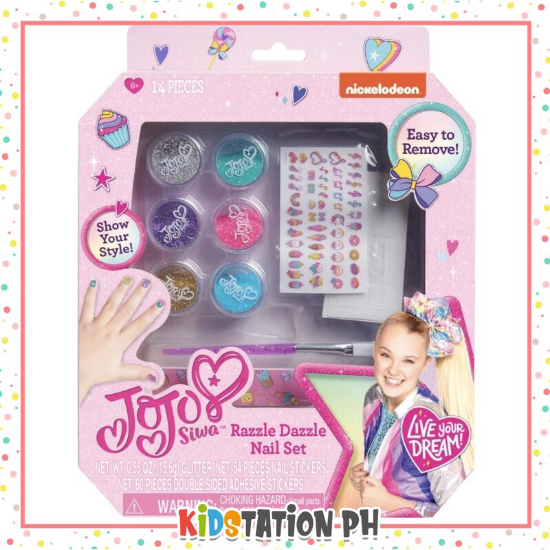 JoJo Siwa Razzle Dazzle Nail Set | Shopee Philippines