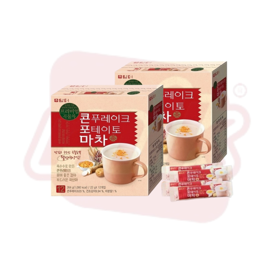 Damtuh Corn Flakes Potato Matcha Tea 12's | Shopee Philippines