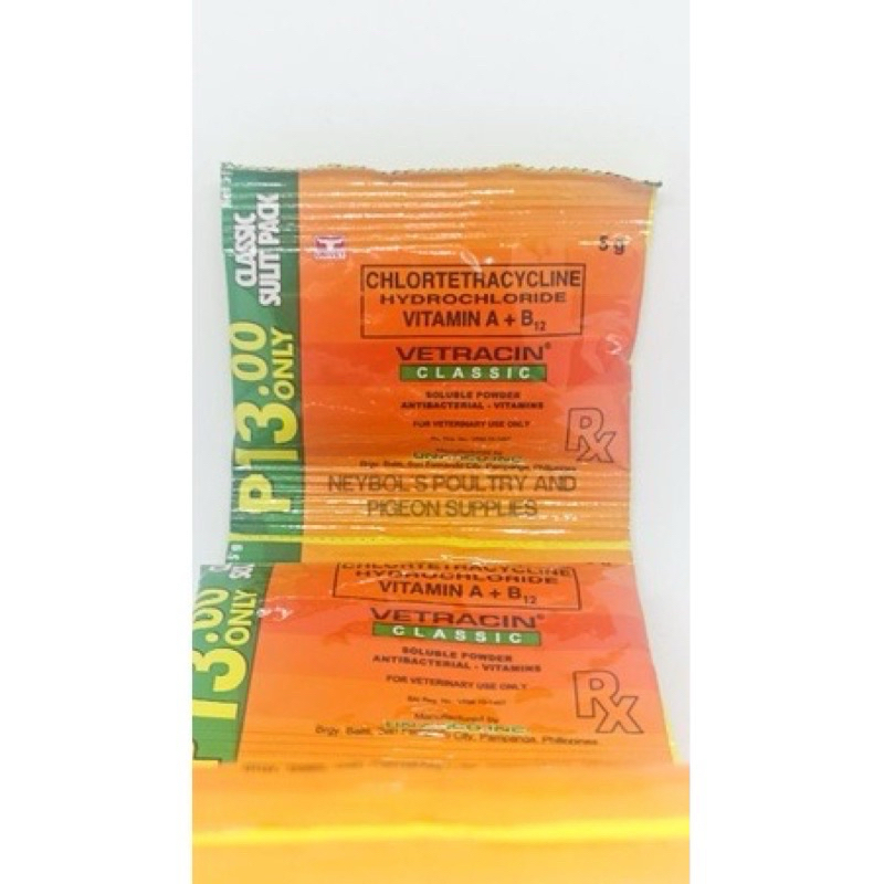 Vetracin CLASSIC Powder 5g (1 Sachet) | Shopee Philippines