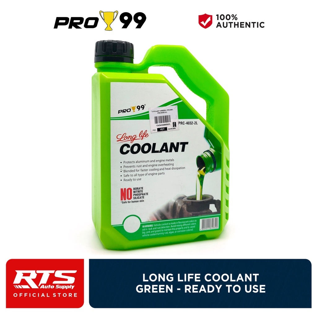 Pro 99 Ready To Use Long Life Coolant Green Pink Blue | Shopee Philippines