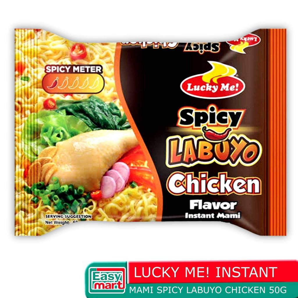 Easy.Mart LuckyMe! Instant Mami Spicy Labuyo Chicken 50g Noodles ...