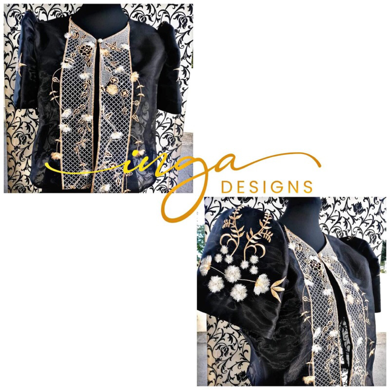 Modern Filipiniana Embroidered Kimona | Shopee Philippines