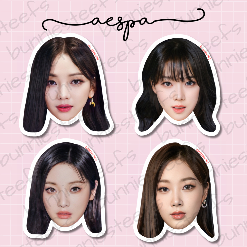 AESPA Bubble Head Sticker - AESPA Sticker - 1pc | Shopee Philippines