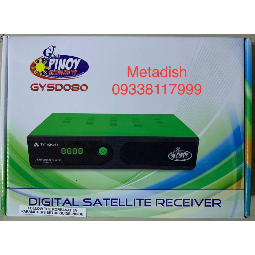 Pinoy SD / GSAT HD TV Receiver ( Need Satellite Dish Satlite Cignal ) | Shopee Philippines