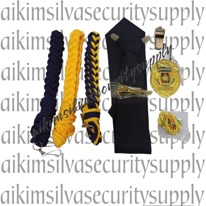 Lanyard and Whistle Necktie with Clip Collar pin and badge Set | Shopee Philippines