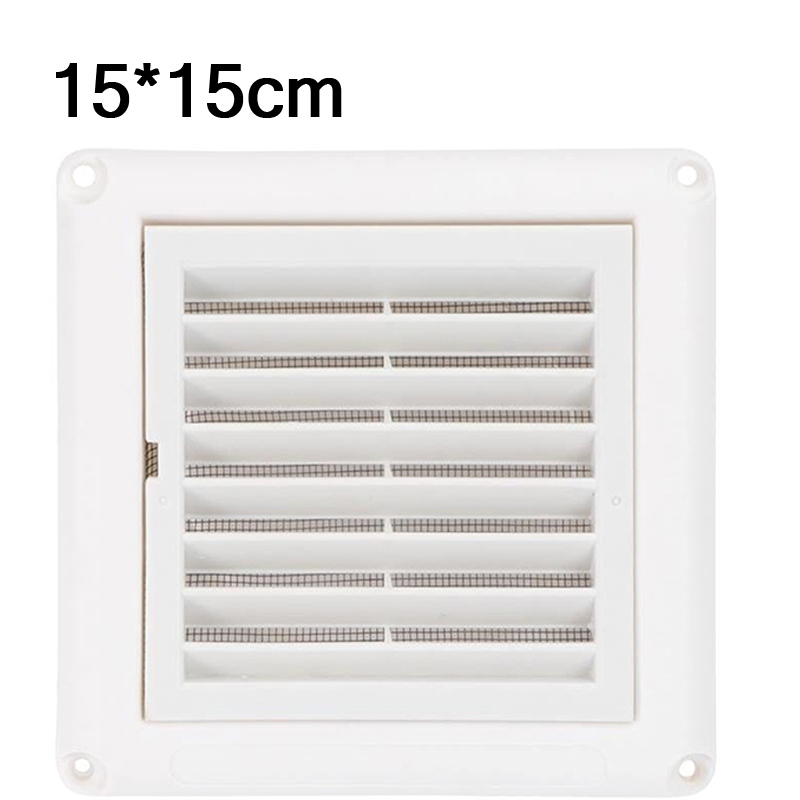 4/6 inch Plastic Louvered Vent Cover Air Vent Extract Valve Grille ...