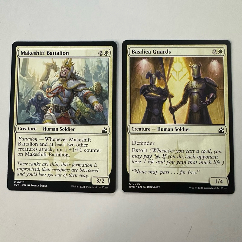 MAKESHIFT BATTALION BASILICA GUARDS | RVR RAVNICA REMASTERED | WHITE ...