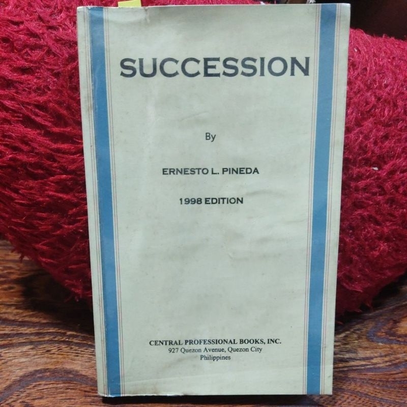 Succession by Ernesto L Pineda 1998 edition | Shopee Philippines