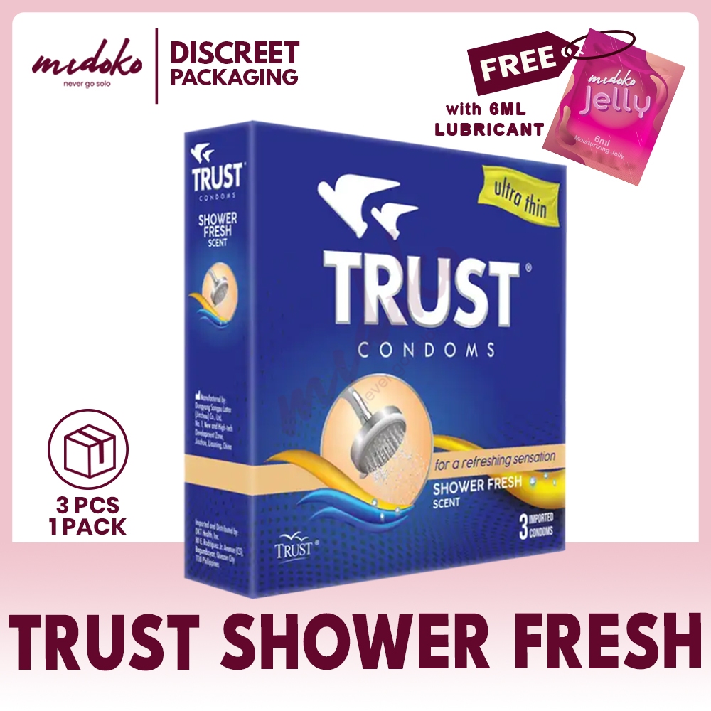 Midoko Trust Ultra Thin Shower Fresh Condom - 3s | Shopee Philippines