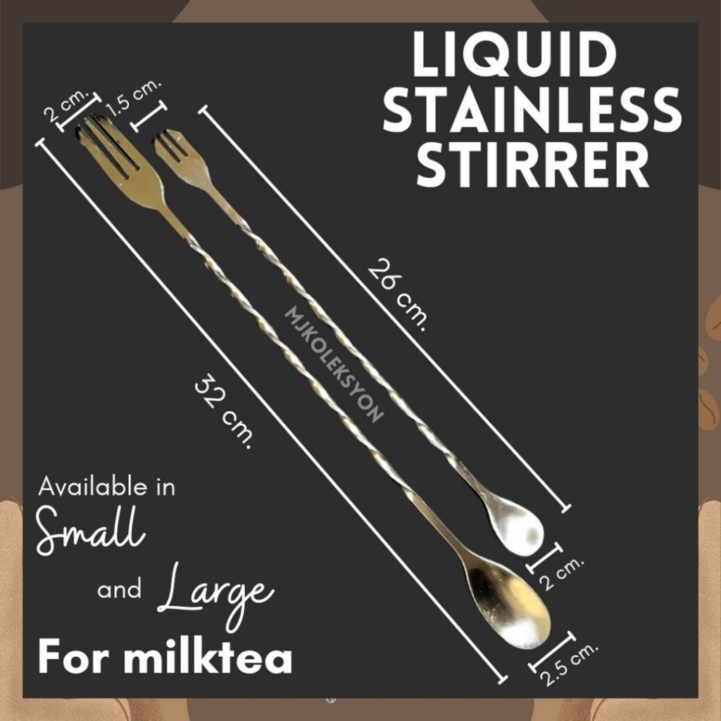 Long Stirrer for Milktea Long Size Cocktail Stirrer Milk Tea Supplies ...