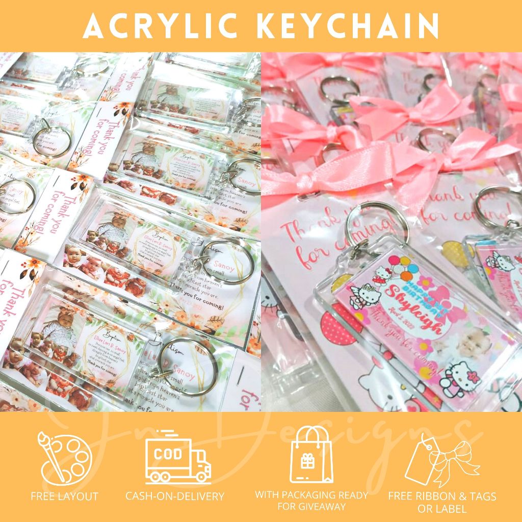 Personalized Acrylic Keychain Souvenir | Shopee Philippines
