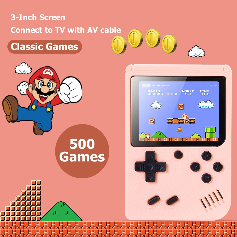 500Games Macaron Gameboy handheld game console FC game console children ... 500Games Macaron Gameboy handheld game console FC game console children ...