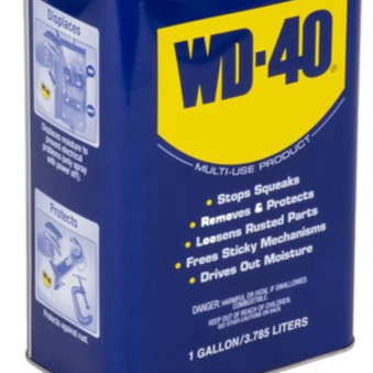 WD-40 Penetrating Oil and Rust Remover (1 Gallon) | Shopee Philippines