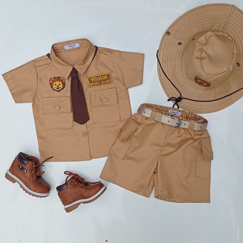 Safari Guide Costume for baby and kids | Shopee Philippines