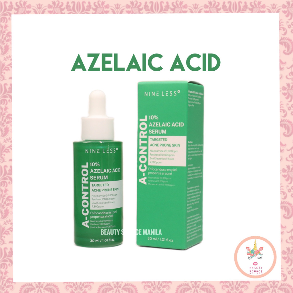 NINE LESS A-CONTROL 10% AZELAIC ACID SERUM 30mL | Shopee Philippines