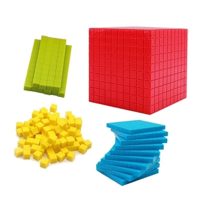 BASE TEN BLOCKS MANIPULATIVES FOR SINGAPORE MATH | Shopee Philippines