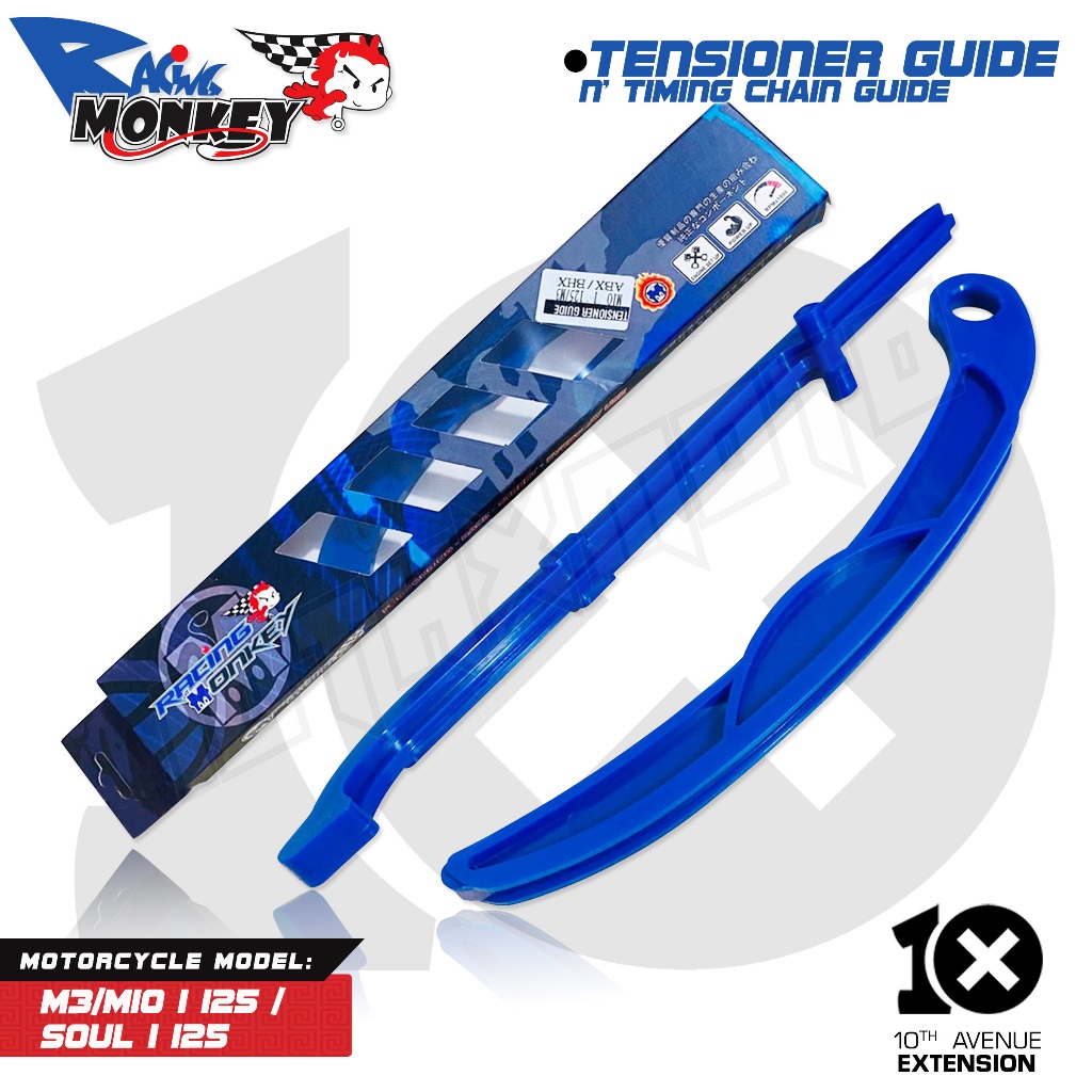 10thX Racing Monkey BLUE Tensioner Guide/Timing Chain Guide 2PCS for M3 ...