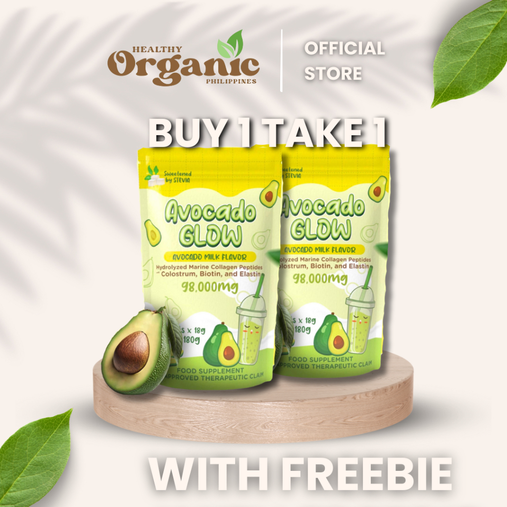 BUY 1 TAKE 1 AVOCADO GLOW Milk Hydrolyzed Collagen Gluta 10 Sachets ...