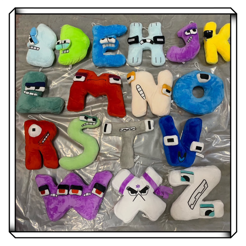 ( 15cm ) Alphabet Lore For Children Plush Toys | Shopee Philippines