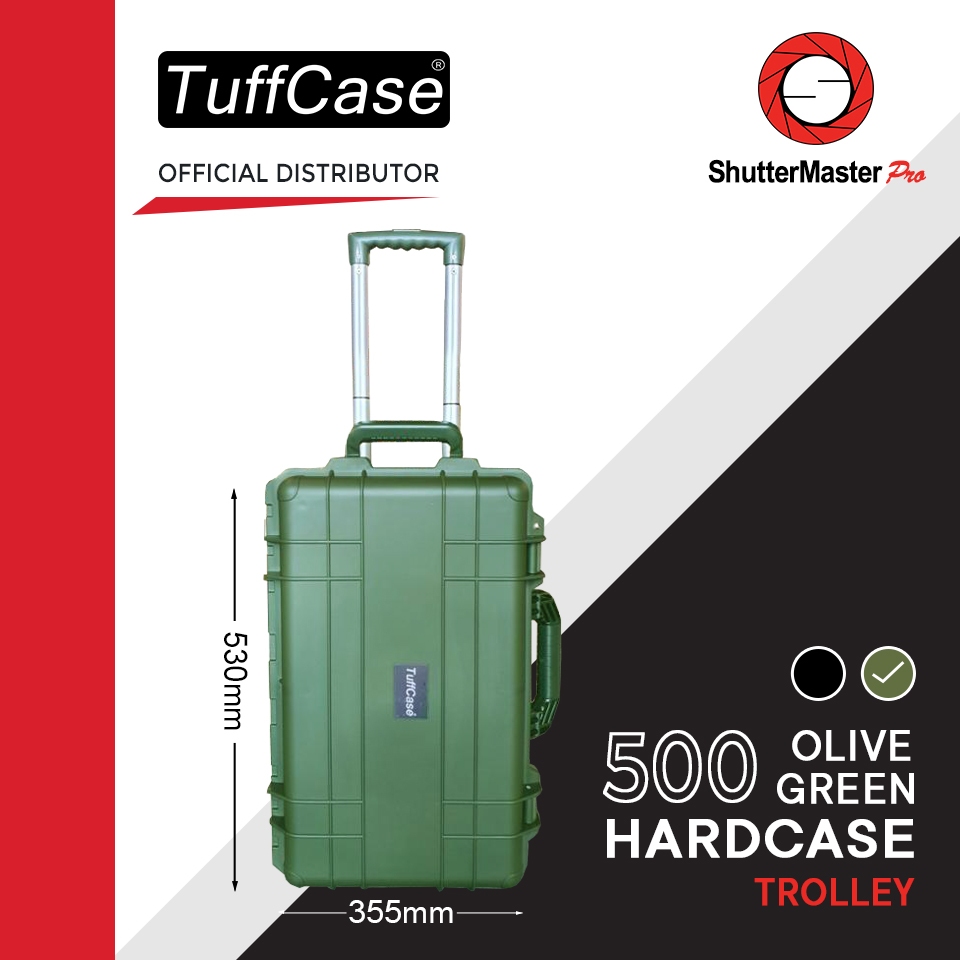 Tuffcase 500 Hardcase (Olive Green) – Protective Case for Professional ...