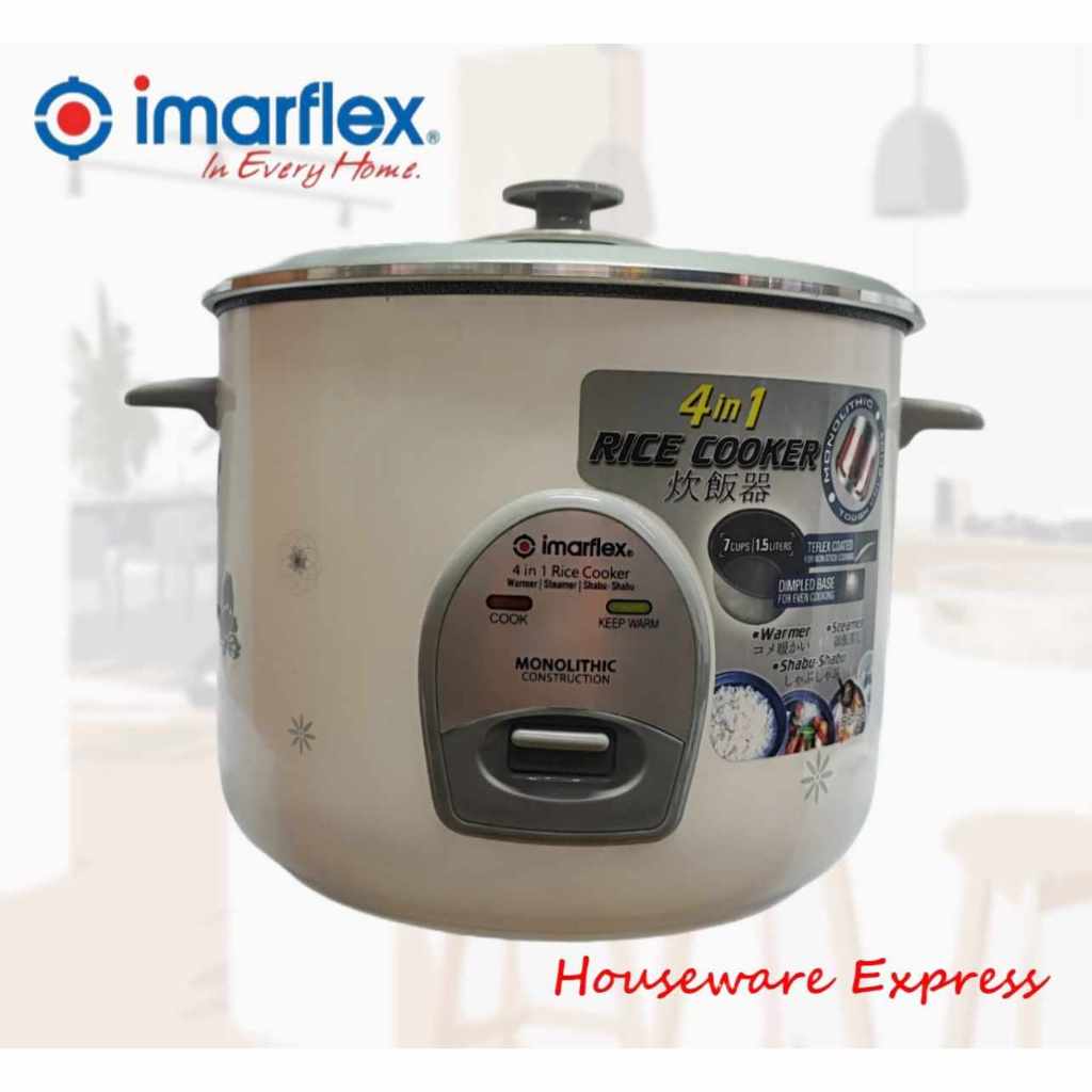 Imarflex IRC15Q Rice Cooker 4-in-1 / 1.5L IRC-15Q (Houseware Express) | Shopee Philippines