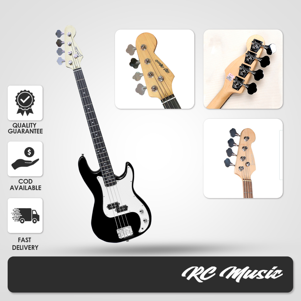 Deviser PB Electric Bass Guitar with Free Cable Music Instrument Music ...