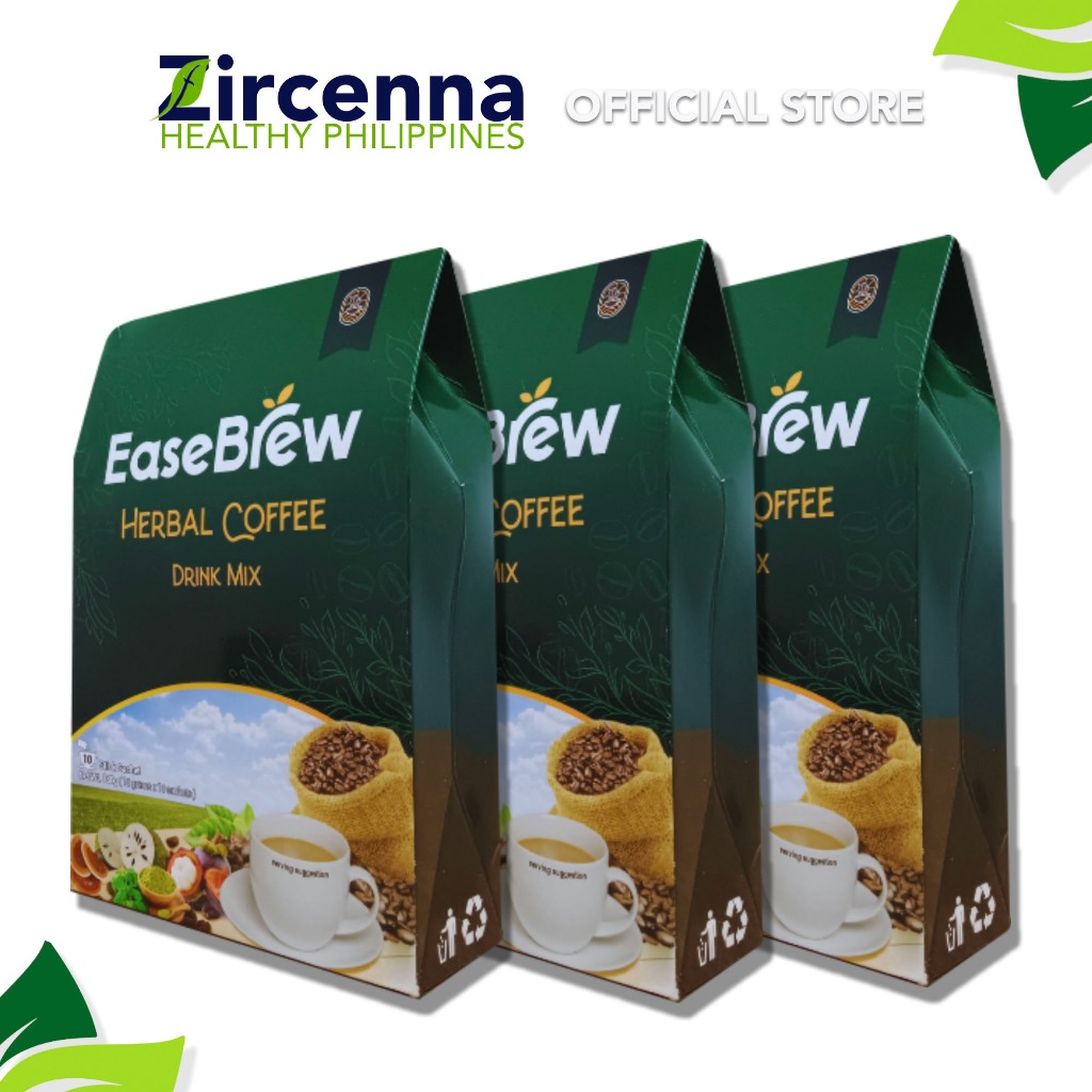 EaseBrew Herbal Coffee Drink Mix 100% Organic (3 BOX) | Shopee Philippines