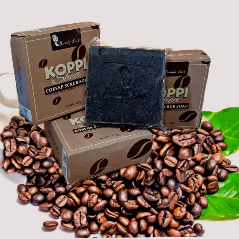 𝗞𝗢𝗣𝗣𝗜 𝗦𝗛𝗘𝗔 𝗖𝗢𝗙𝗙𝗘𝗘 𝗦𝗖𝗥𝗨𝗕 𝗦𝗢𝗔𝗣 120𝗴 | Shopee Philippines