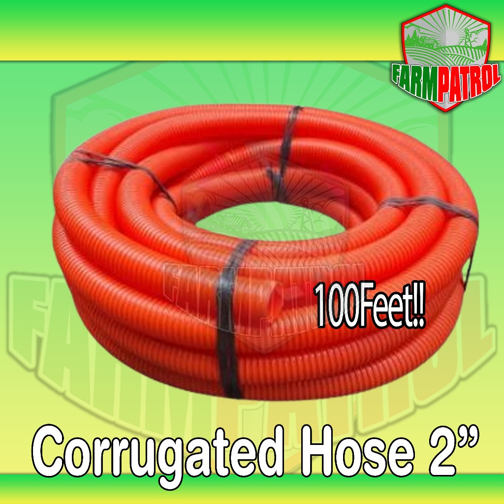 Corrugated Hose Suction Hose Flexible Hose Size 2" 100Feet 1 Roll for ...