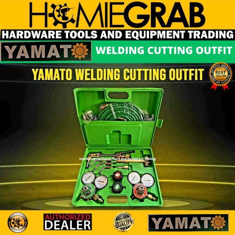 YAMATO WELDING CUTTING OUTFIT KIT - OXYGEN/ACETYLENE WELDING CUTTING ...