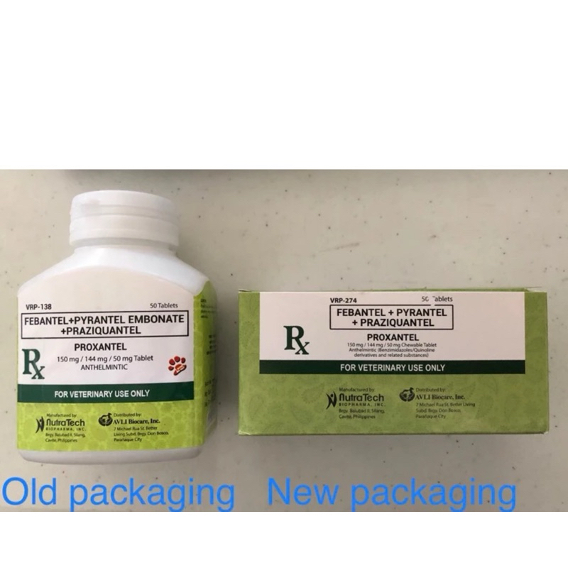Proxantel -Dewormer - Sold per tablet no prescription required | Shopee ...