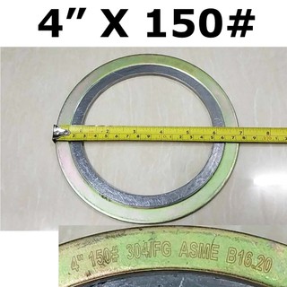 FLEXITALLIC GASKET 4" X 150# SPIRAL WOUND GASKET 304/FG ASME B16.20