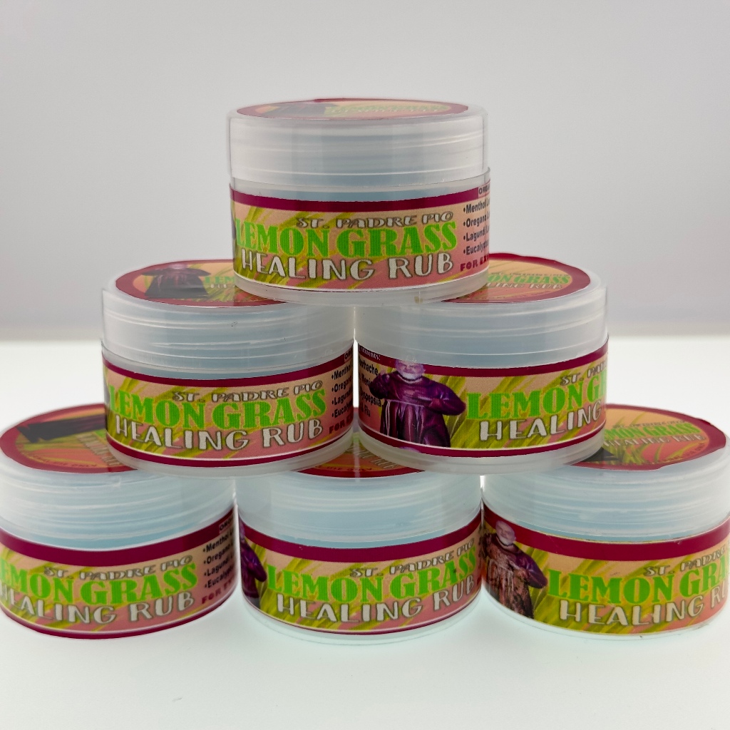Blessed Saint Padre Pio Miracle Rub (Lemon Grass) | Shopee Philippines