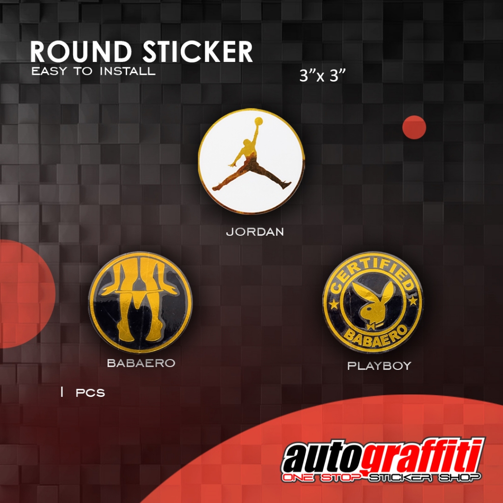 Round Sticker (3" x 3") | Shopee Philippines