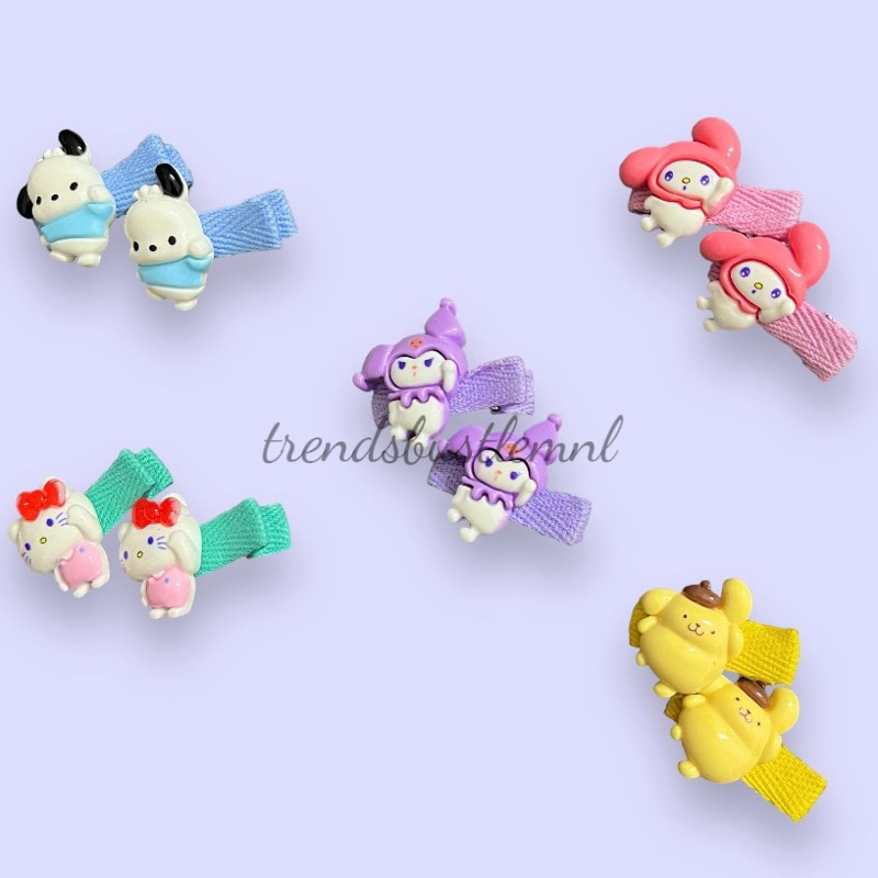 TBM 2 Pieces Mini Sanrio Hair Clip | Shopee Philippines