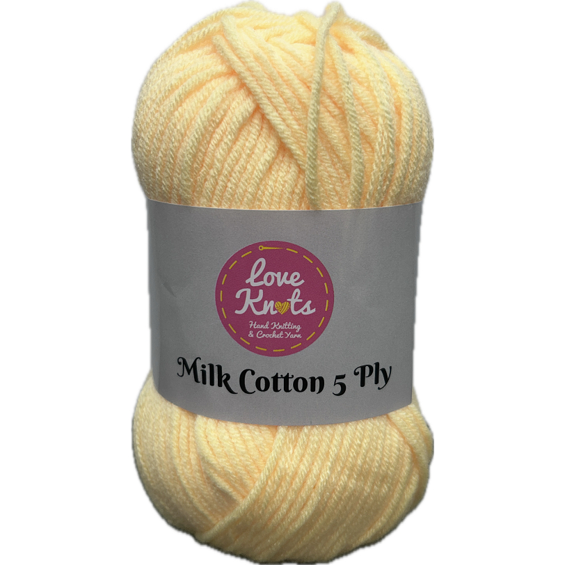 Love Knots 50 Grams Milk Cotton Yarn 5-Ply | Shopee Philippines